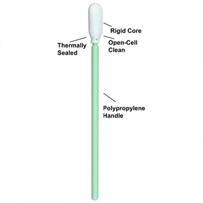 High Absorption Electronic Cleaning Swabs , Durable Foam Tip Cleaning Swabs