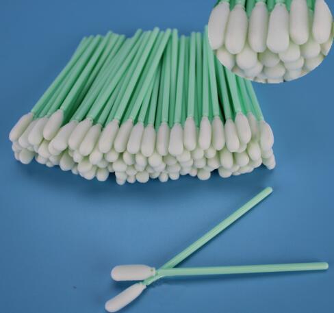 High Absorption Electronic Cleaning Swabs , Durable Foam Tip Cleaning Swabs
