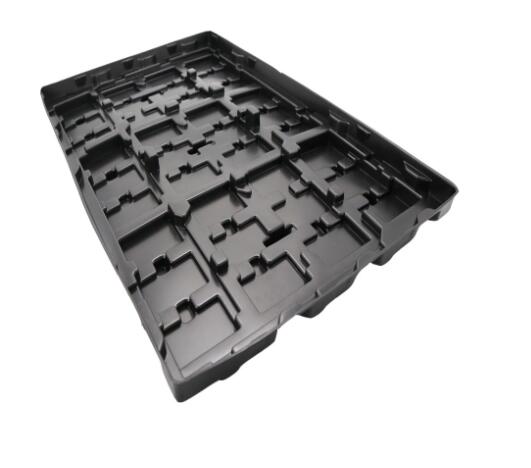 ESD Protection Blister Packaging Box Black Display PCB Package Electronic