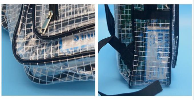 Clear PVC Anti Static Cleanroom Zipper Bag For Engineer