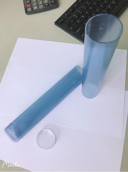 Transparent Pvc Round Flexible Esd Packaging Tube