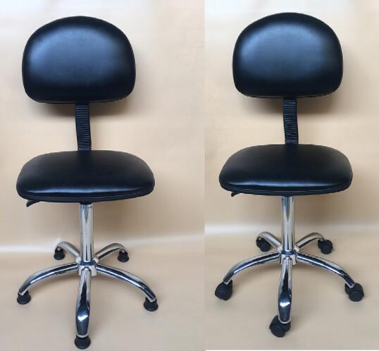 Clean Room Laboratory Anti static PU Foam Chair Seat Height Control