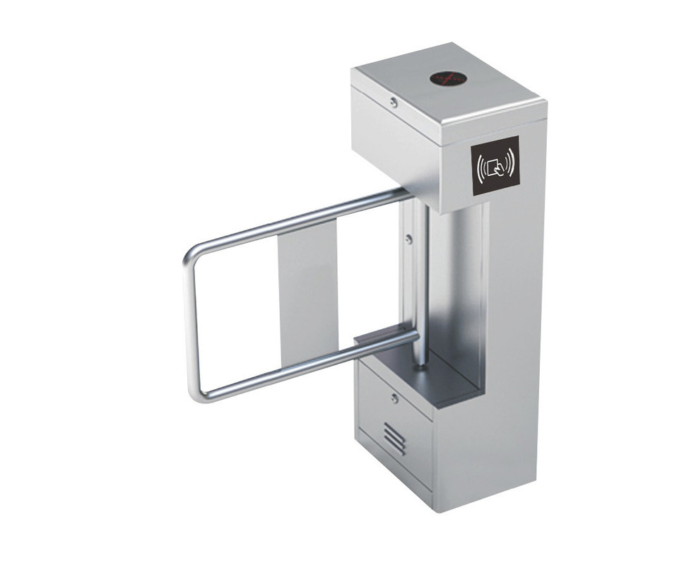 Vertical Type Swing Barrier Gate 304 Stainless Steel Access Control ...
