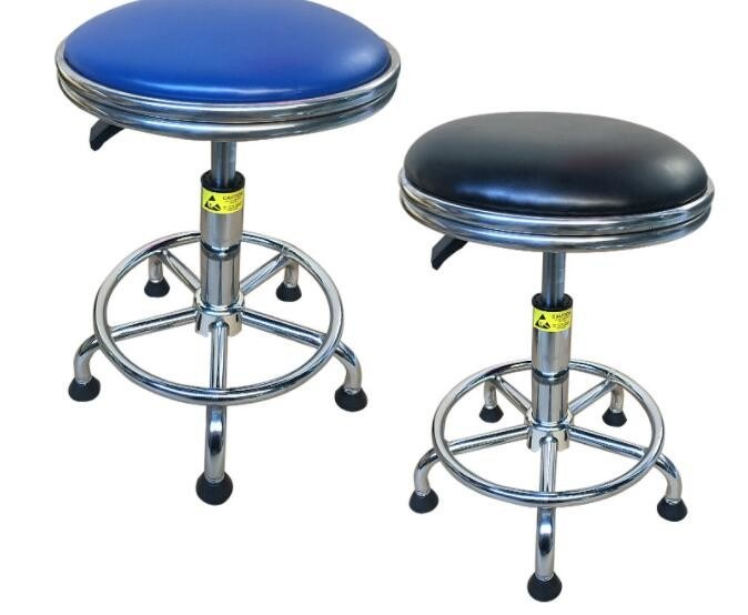 PU Anti Static Retraction Stool ESD Chair Staff Work Laboratory Chair